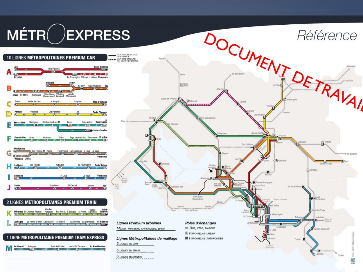 Métro Express, le plan transports à 3 milliards de la métropole - Marsactu